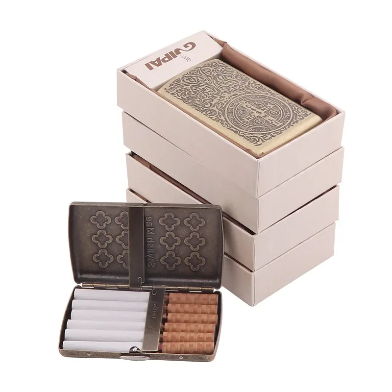 Container-12Pcs-Cigarette-Case-Smoking-with-Two-Clip-Tobacco-Holder ...