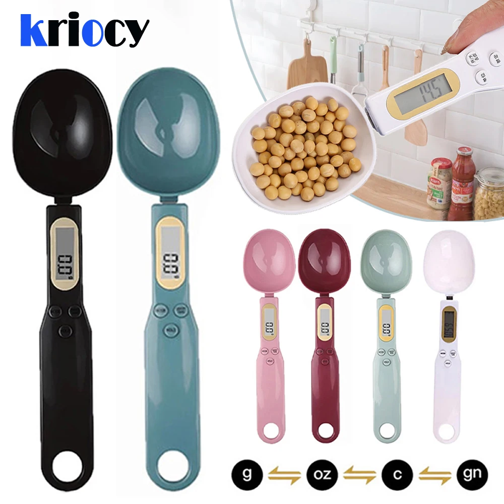 Electronic Kitchen Scale 500g 0.1g LCD Digital Measuring Food Flour Digital Spoon Scale Mini ...