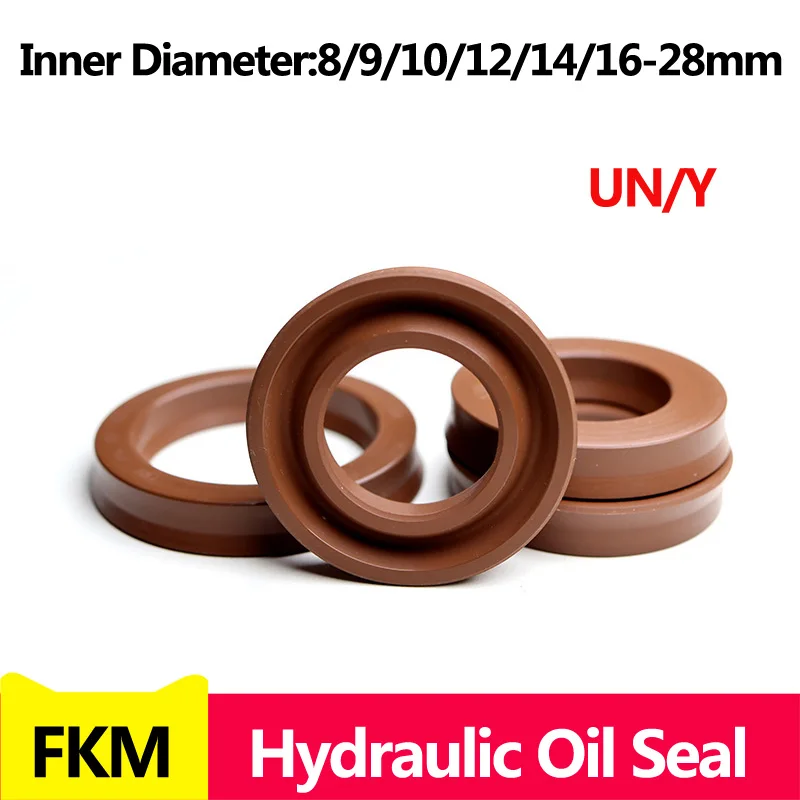 FKM-UN-Y-Type-Radial-Shaft-Hydraulic-Seal-IDxODxTHK-Eixo-de-borracha-de ...