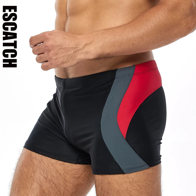 Escatch Hot Swimwear Men Breathable Men's Swimsuits Beach Trunks Boxer ...