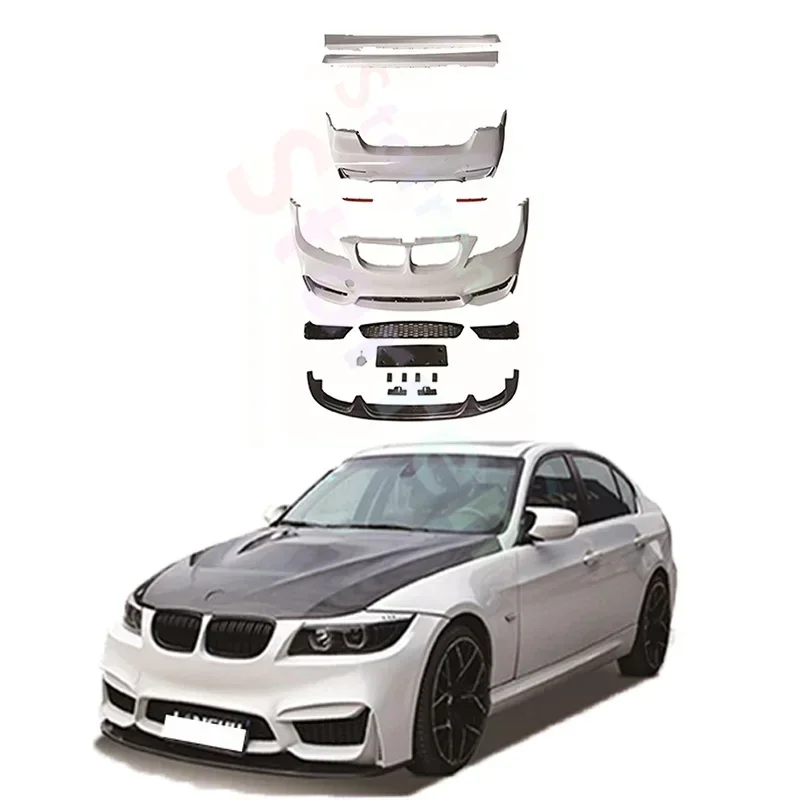 2005-2012-Car-bumpers-E90-E92-E93-Refitted-M3-M4-Body-kit-For-BMW-3 ...