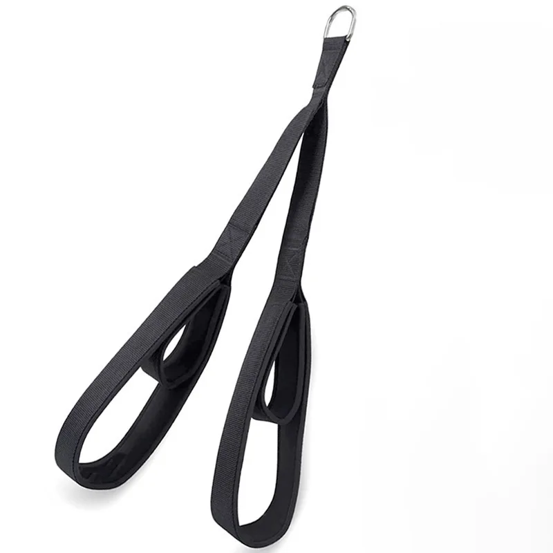 Fitness Tricep Rope Pull Down Workout Cable Attachment Strength Weight ...