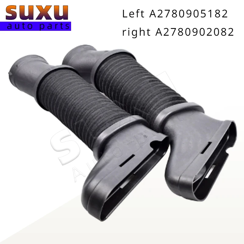 Left-Right-1Pair-Air-Intake-Hose-Filter-Hose-Pipe-For-Mercedes-Benz ...