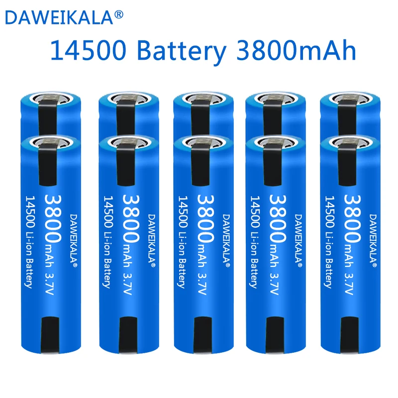 New-100-Original-High-Capacity-14500-Battery-AA-3800mAh-VR2-14500 ...