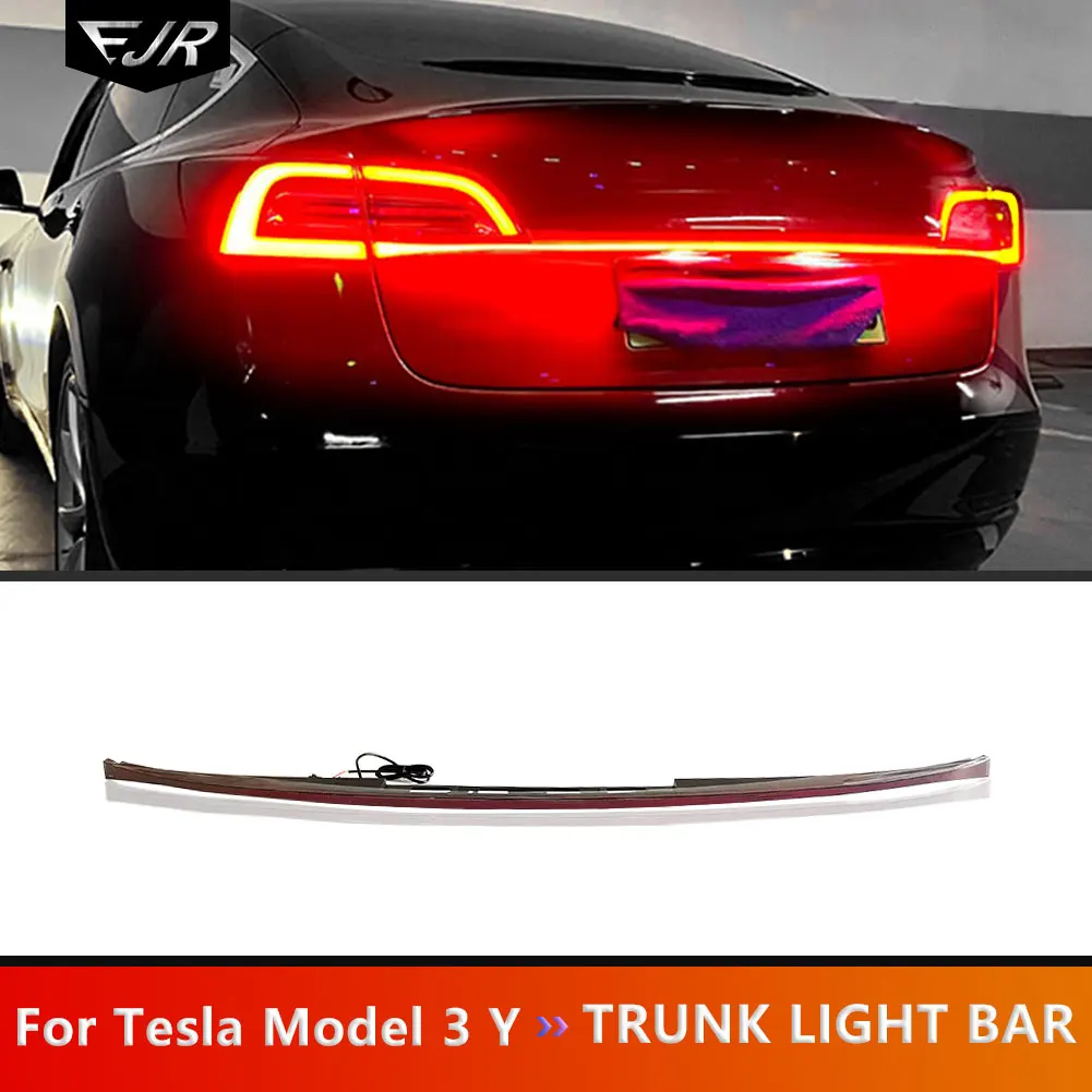 For-Tesla-Model-3-Y-Through-Taillight-Flowing-Dynamic-Turn-Brake-Rear ...