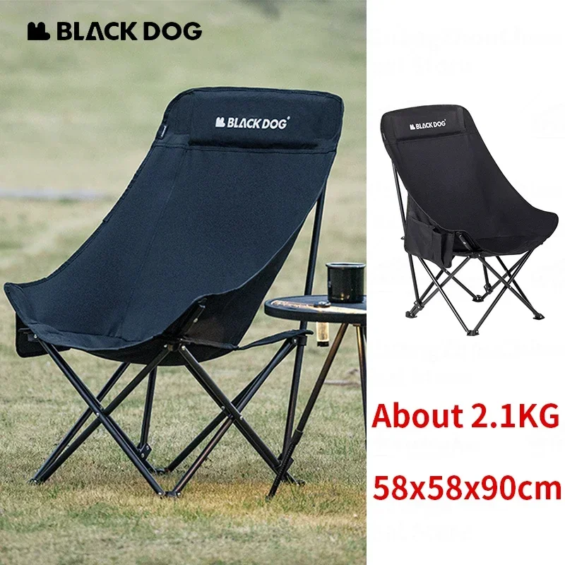 BLACK-DOG-Folding-Camping-Chair-Ultralight-Outdoor-Sleeping-Chair-Relax ...