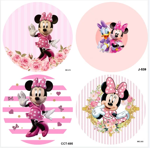 Minnie Mouse 1st Birthday Backdrop | Minnie Mouse Photography Backdrop ...