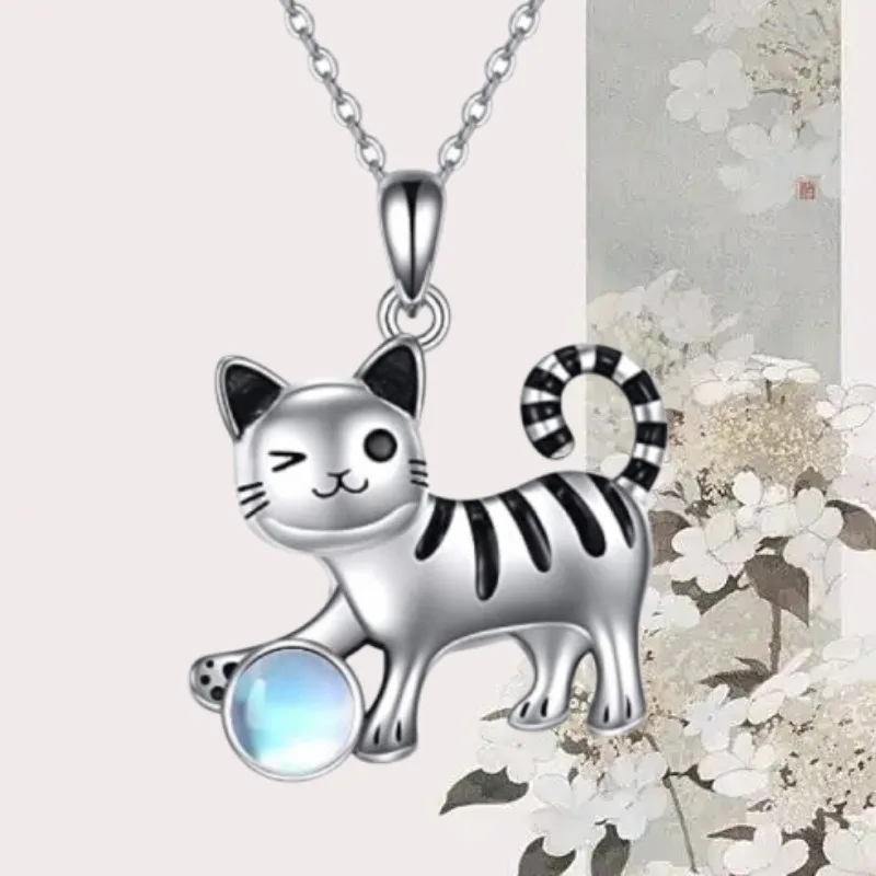 Creative-ins-Style-Design-Cute-Cat-Pendant-Necklace-for-Women-Cute ...