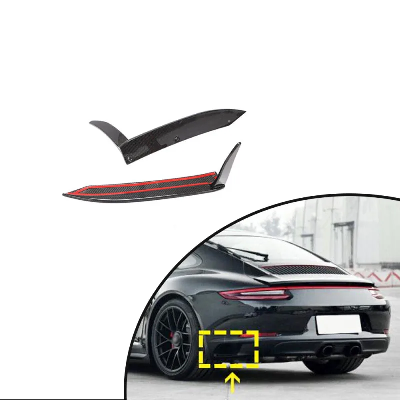 For-2017-2019-Porsche-911-991-Carrera-4-GTS-Carbon-Fiber-991-Rear ...