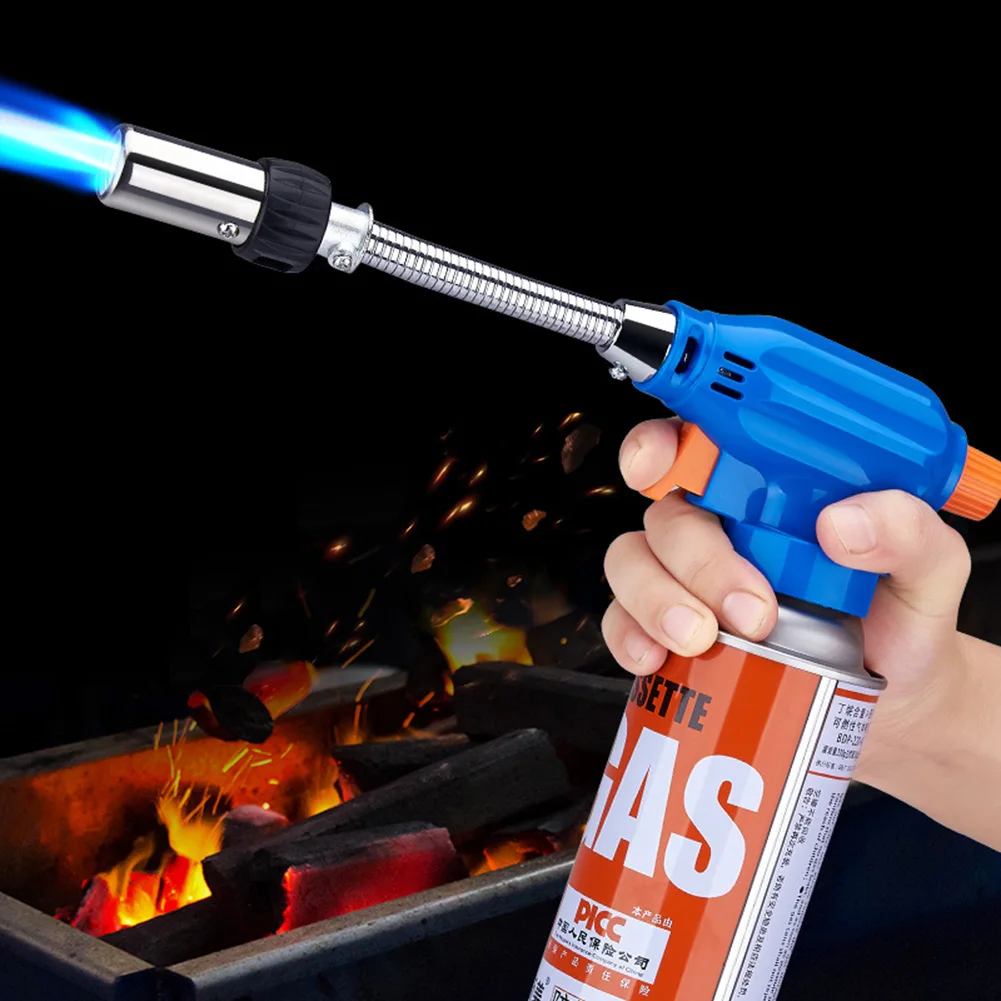 Metal-Flame-Gun-Welding-Gas-Torch-with-Hose-Spray-Head-1300-Degree ...