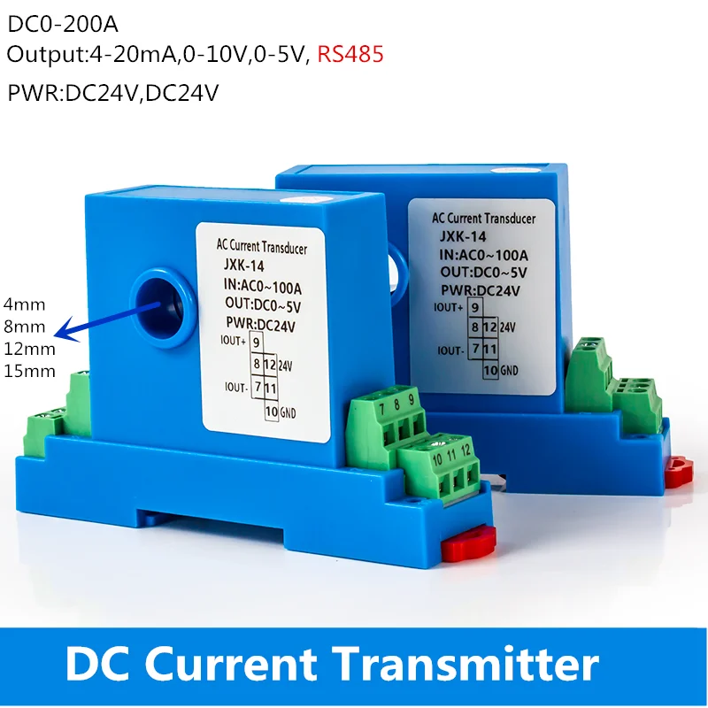 Hall-DC-Current-Sensor-Transmitter-Output-4-20mA-0-5V-rs485-Analog ...