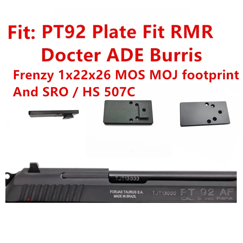 Placa-de-montagem-da-vista-do-ponto-vermelho-metal-tico-apto-para ...