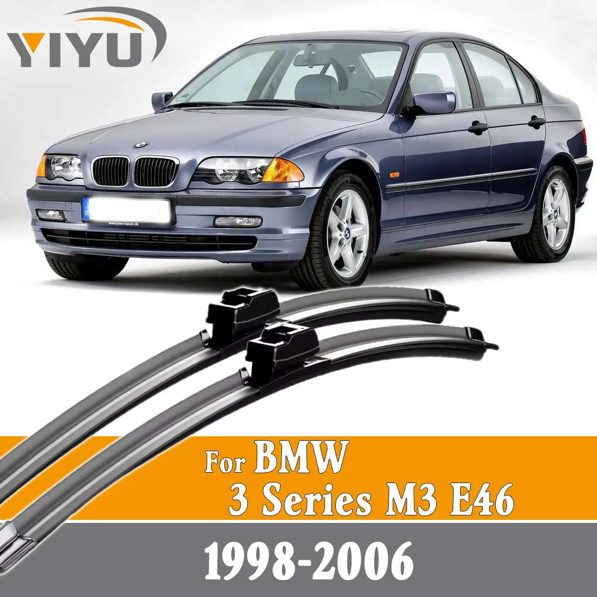 2PCS Car Front Windshield Wiper Blades For BMW 3 Series M3 E46 1998 ...