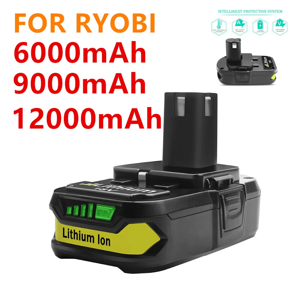 Ryobi-RB18L50-6-0Ah-9-0Ah-12Ah-18V-Lithium-Battery-For-P108-Car-Akku ...