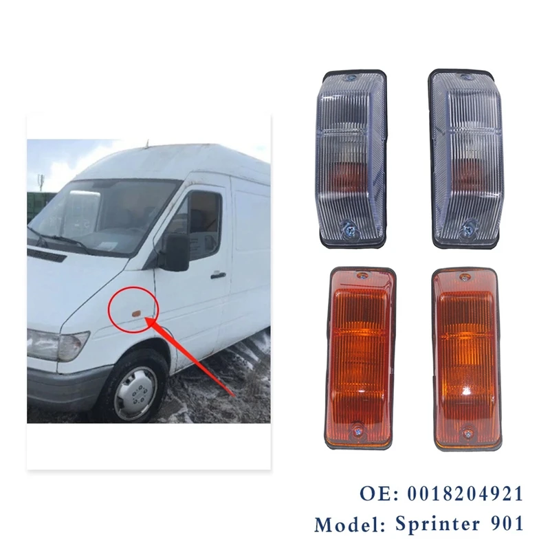 2Pcs-Car-Indicator-Side-Repeater-Lamp-For-Mercedes-Benz-Sprinter-1995 ...
