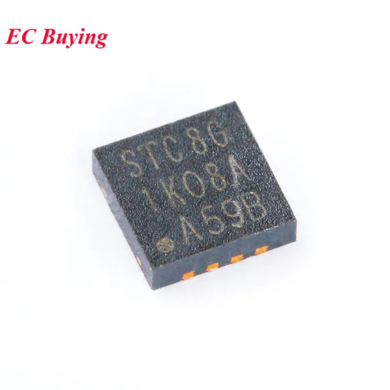 STC8G1K08A STC8G1K08A 36I STC 8G1K08A DFN8 향상된 1T 8051 마이크로 컨트롤러 MCU IC ...