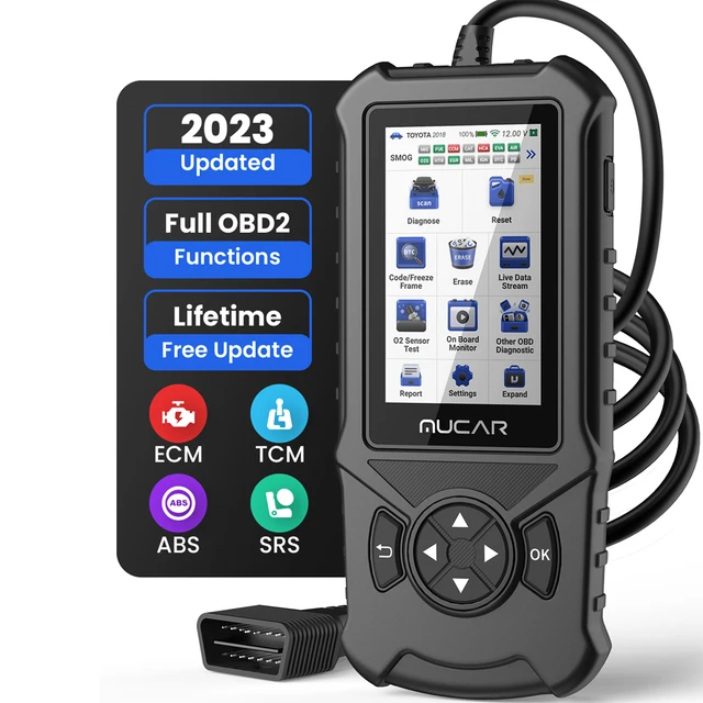 MUCAR CDE900 PRO OBD2 Scanner Diagnostic Scan Tool All System OBDII Car ...