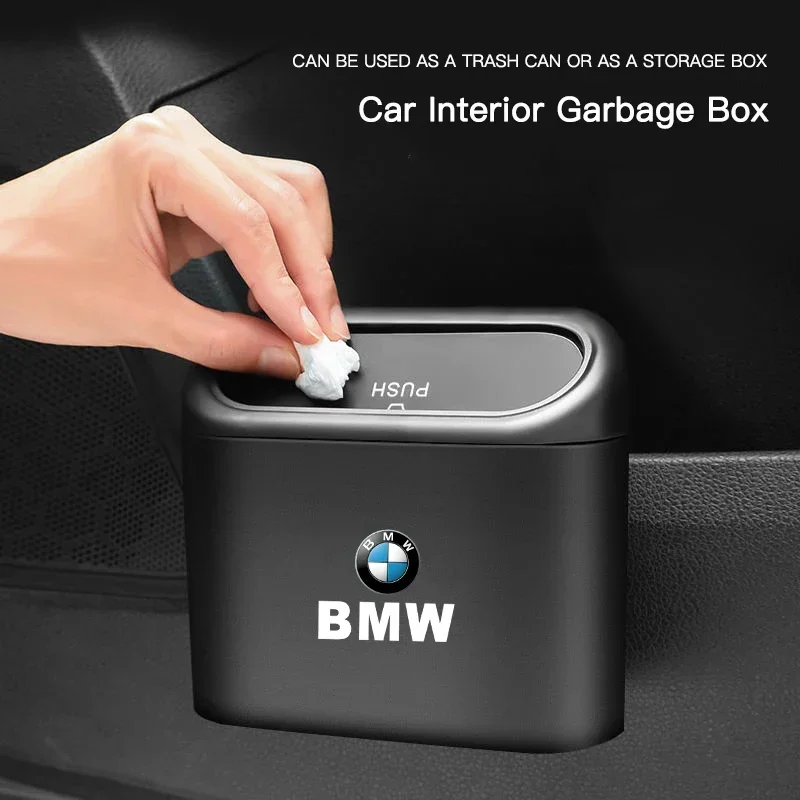 Cubo-de-basura-para-coche-caja-de-almacenamiento-para-BMW-E90-E91-E92 ...