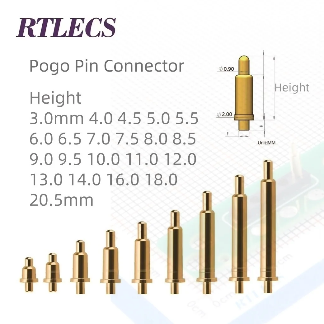 5-500-Pogo-Pin-Connector-Pogopin-Battery-Spring-Load-Contact-SMD-PCB-3 ...