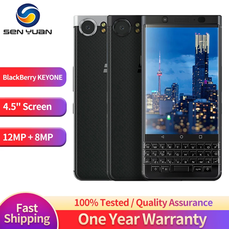 Original BlackBerry KeyOne 4G LTE Mobile Phone 4.5'' 3GB+32GB 4GB+64GB ...