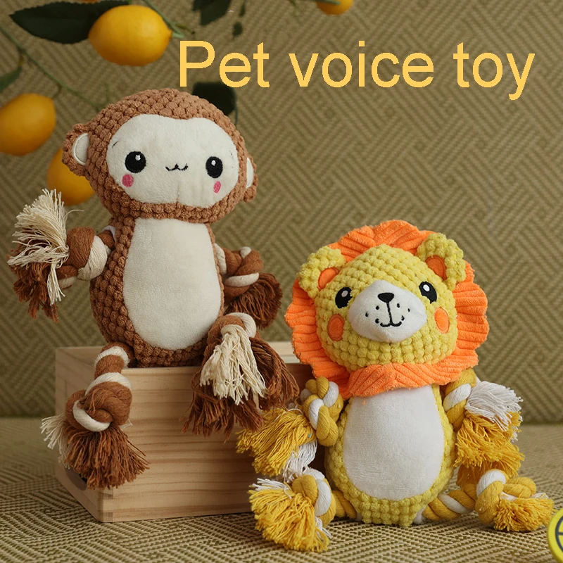 Pets Vocalization Dog Toys Chew Molar Cleaning Boredom Interaction ...