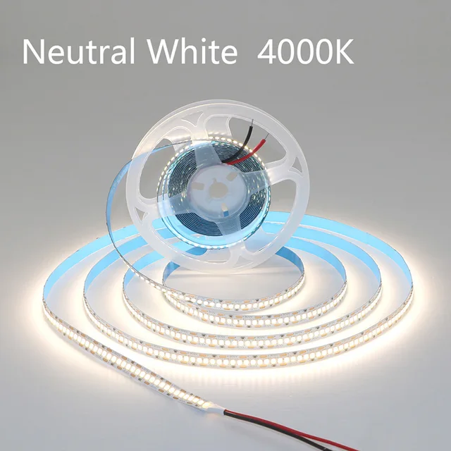 240LEDs/m LED Strip 2835 DC12V 24V Home Light Strip 5M 1200LEDs High light Red Green Blue ...