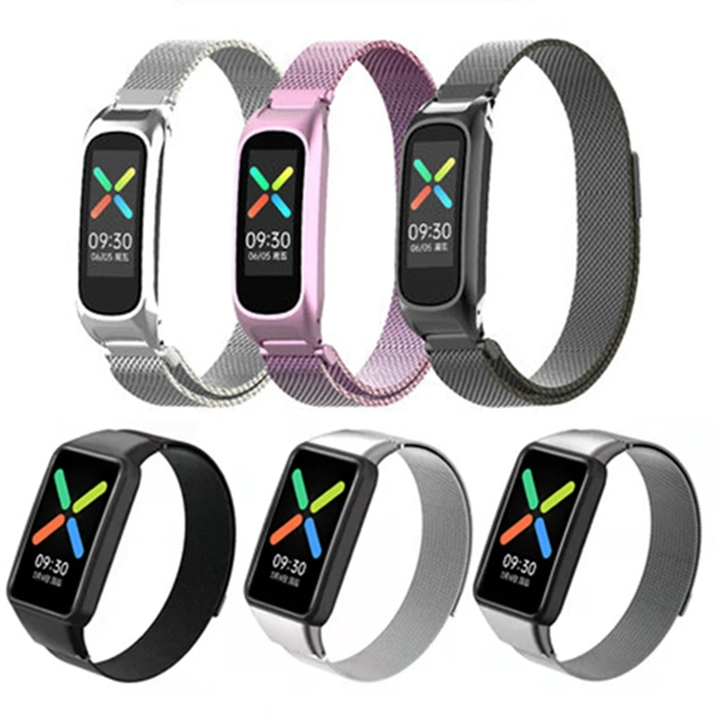 Metal-Strap-For-Oppo-Band-Magnetic-Wristband-Strap-Stainless-Steel ...