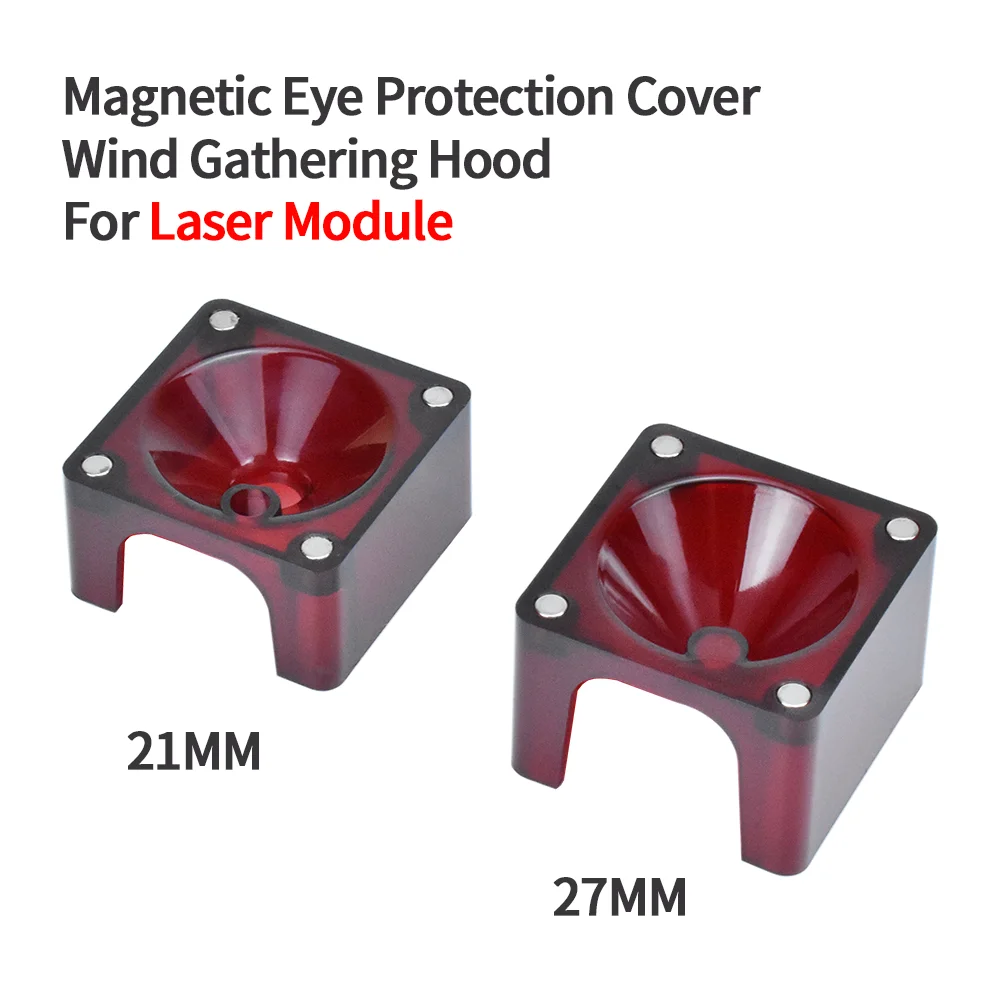 Laser-Module-Magnetic-Eye-Protection-Cover-Wind-Gathering-Hood-for ...