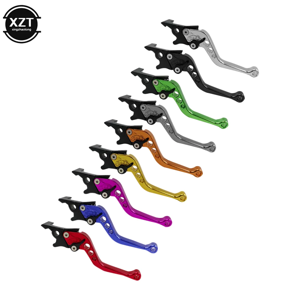 2PCS-Universal-CNC-Alloy-Motorcycle-Brake-Handle-Adjustable-Size-Moto ...