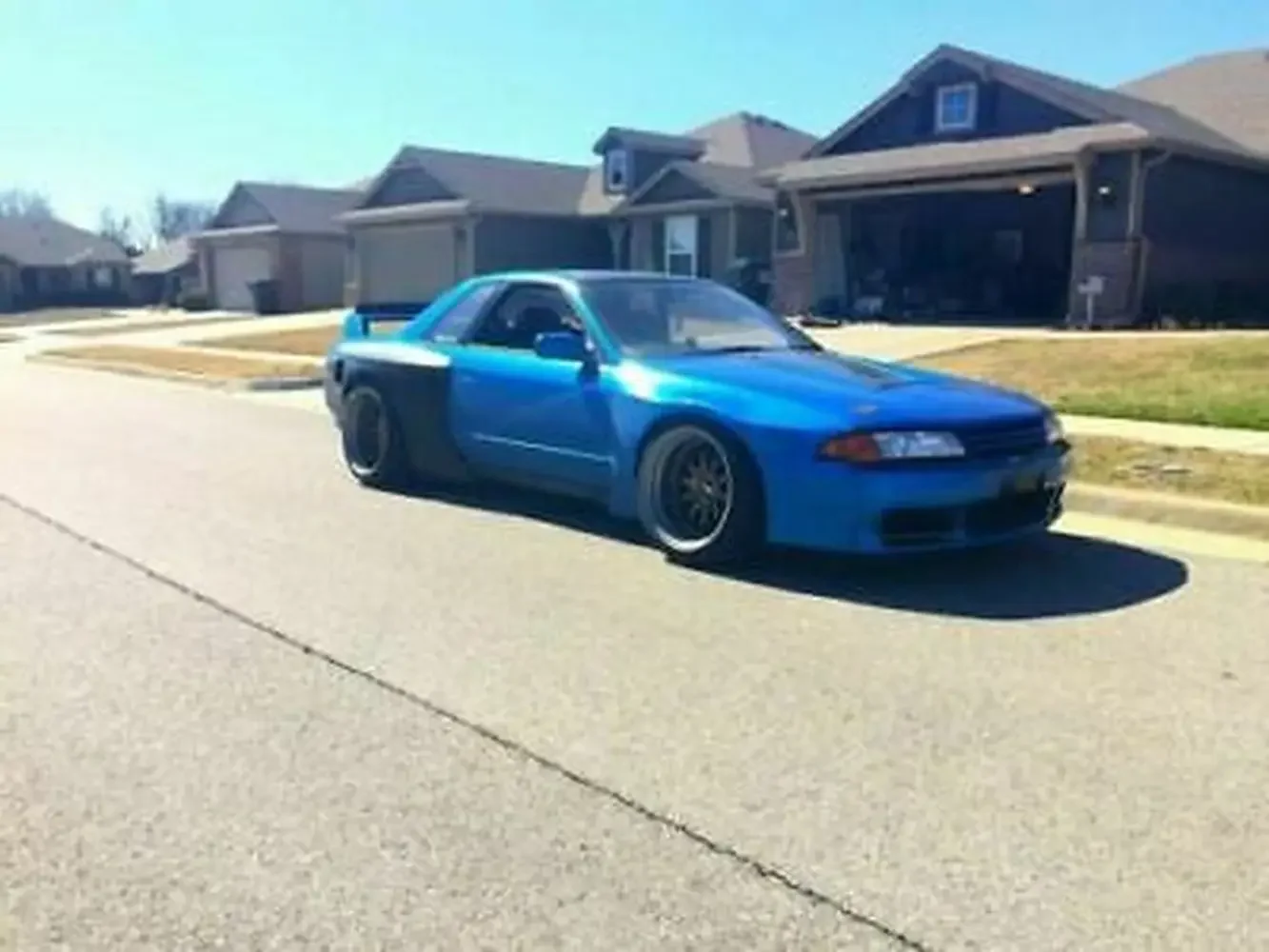 For-Nissan-R32-Skyline-GTR-RB-Style-Carbon-Fiber-Glossy-Finished-Side ...
