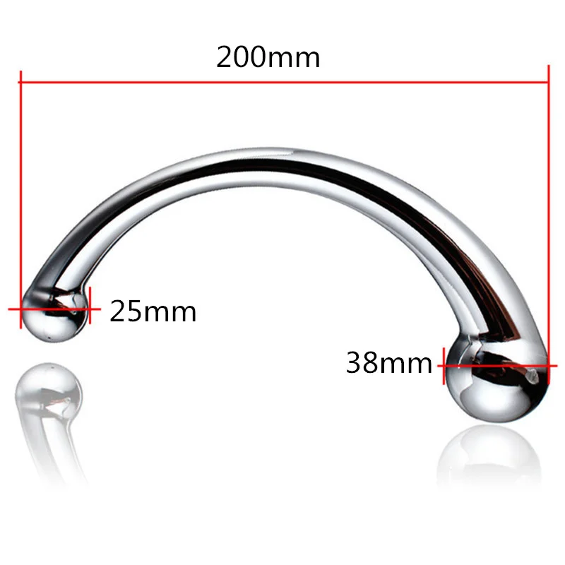 Stainless Steel Prostate Massager Anal Dildo Butt Plug G-spot ...