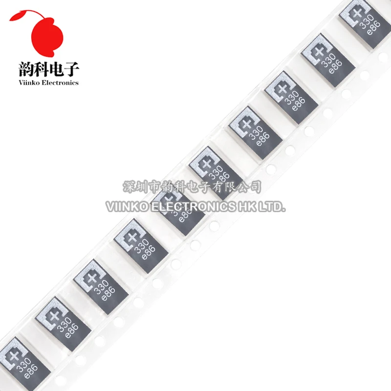 10PCS-2R5TPE330M9-330UF-2R5TPE470M9-470UF-2-5V-330-6-3V-SMD-Tantalum ...