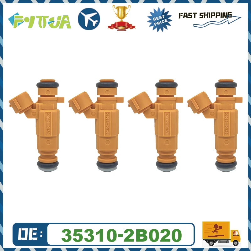 4pcs Fuel injector 35310-2B020 353102B020 For Hyundai Elantra ...