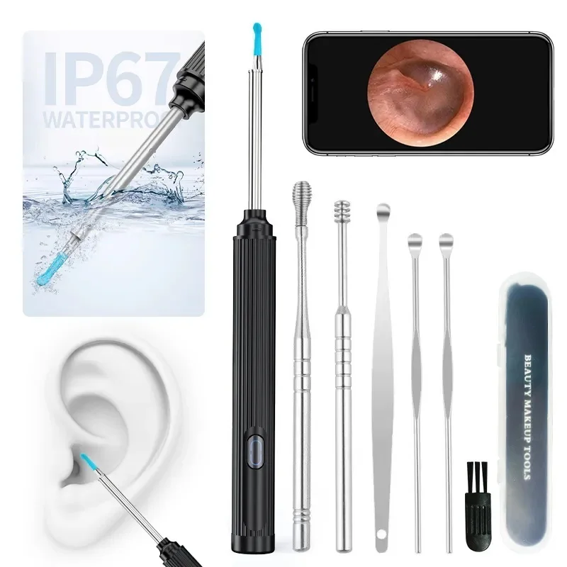 Ear-Wax-Removal-Ear-Cleaner-with-Camera-1080P-HD-Wireless-Ear-Otoscope ...