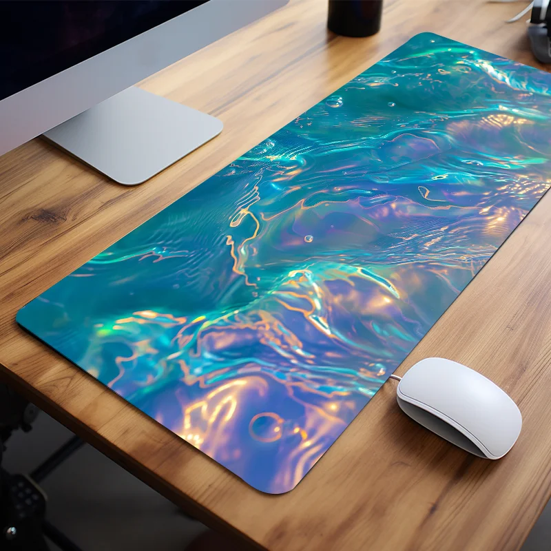 Clear-Water-Mouse-Pad-Blue-Wave-Desk-Accessories-Extra-Stitched-Edge ...