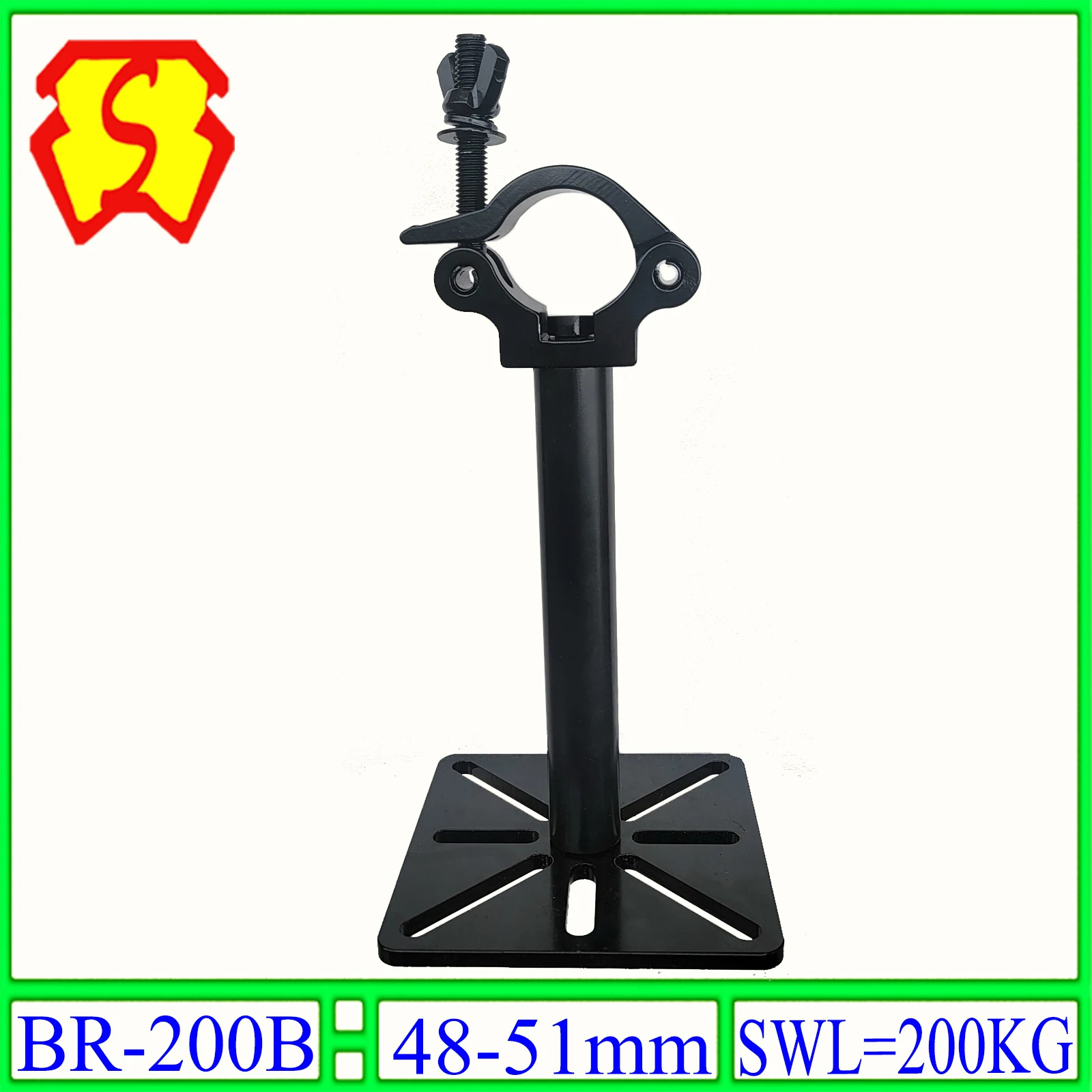 LED-Wall-support-clamp-black-clamp-multiple-connection-steel-end-plate ...