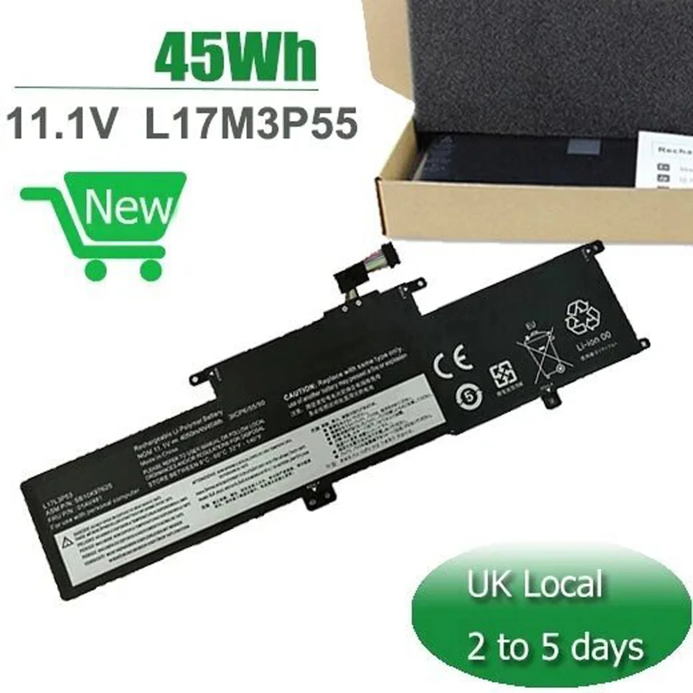 L17M3P55 battery for Lenovo ThinkPad L380 L390 Yoga 01AV483 01AV482 ...