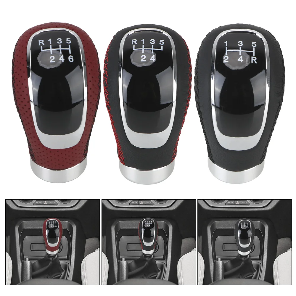 Gear-Shift-Knob-5-6-Speed-Shifter-Lever-Replaceable-Cap-Cover-Manual ...