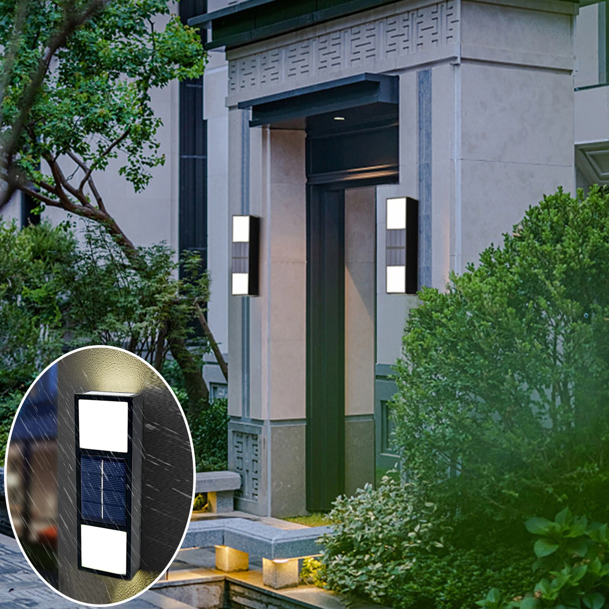 L-mpara-Solar-de-pared-para-exteriores-iluminaci-n-de-luz-arriba-y ...