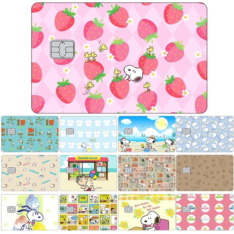 Hot-Sale-Anime-New-Snoopy-Kawaii-No-Fade-Skin-Stickers-Film-Fashion ...