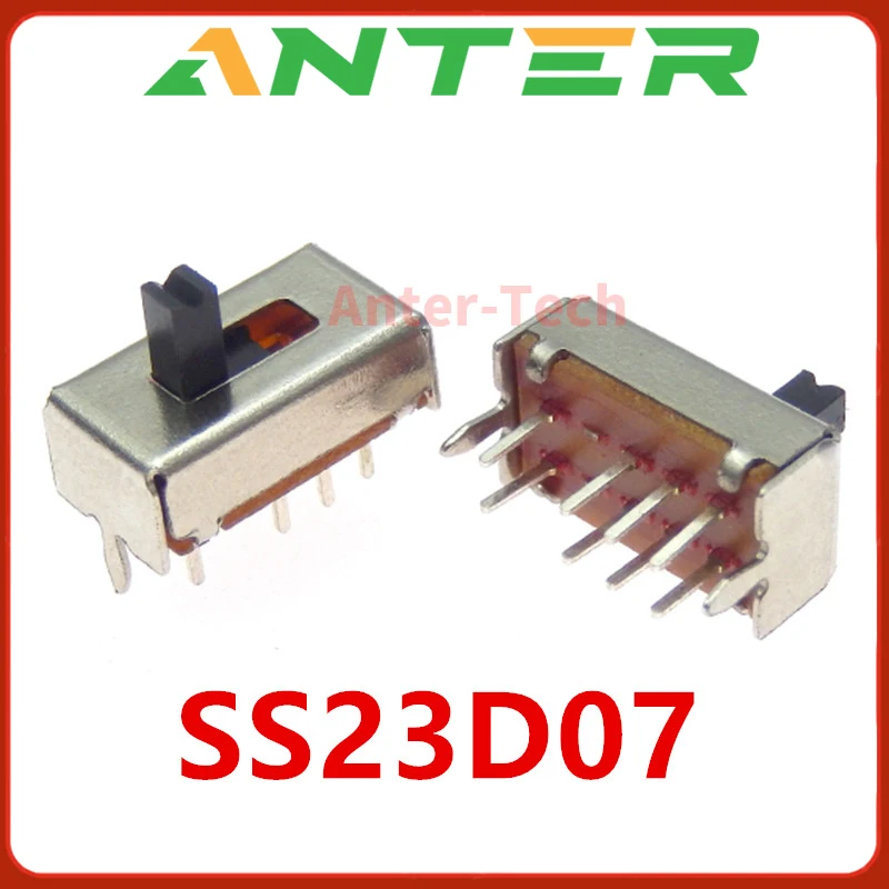 10PCS SS23D07 8 PINS 3 Position 2P3T Toggle Switch Double Vertical ...