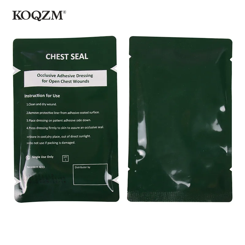 Medical Vent Chest Seal Occlusive Adhesive Dressing For Open Chest ...