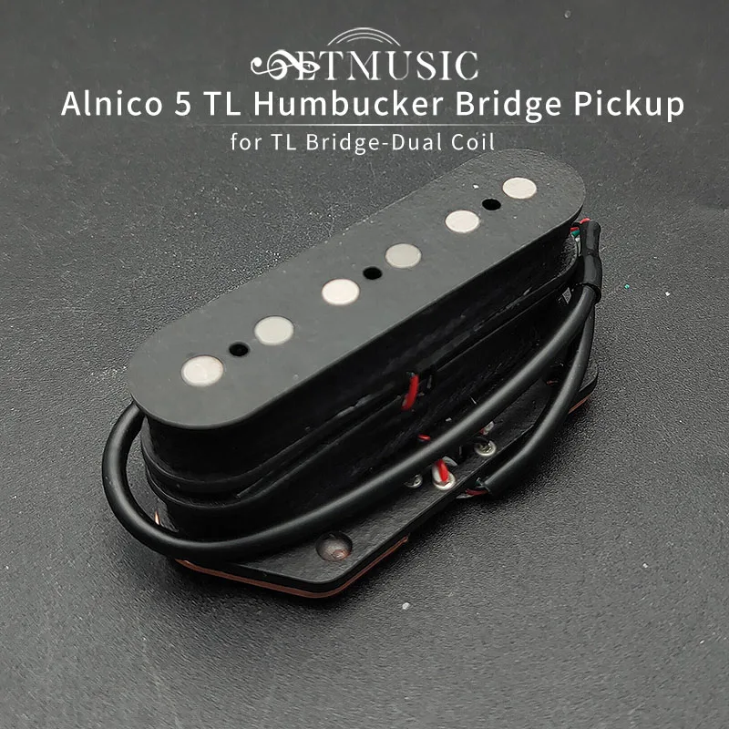 Tl 험버커 브릿지 픽업 듀얼 레이어 듀얼 코일 Alnico 5 픽업 6 String Open Styple Fiber