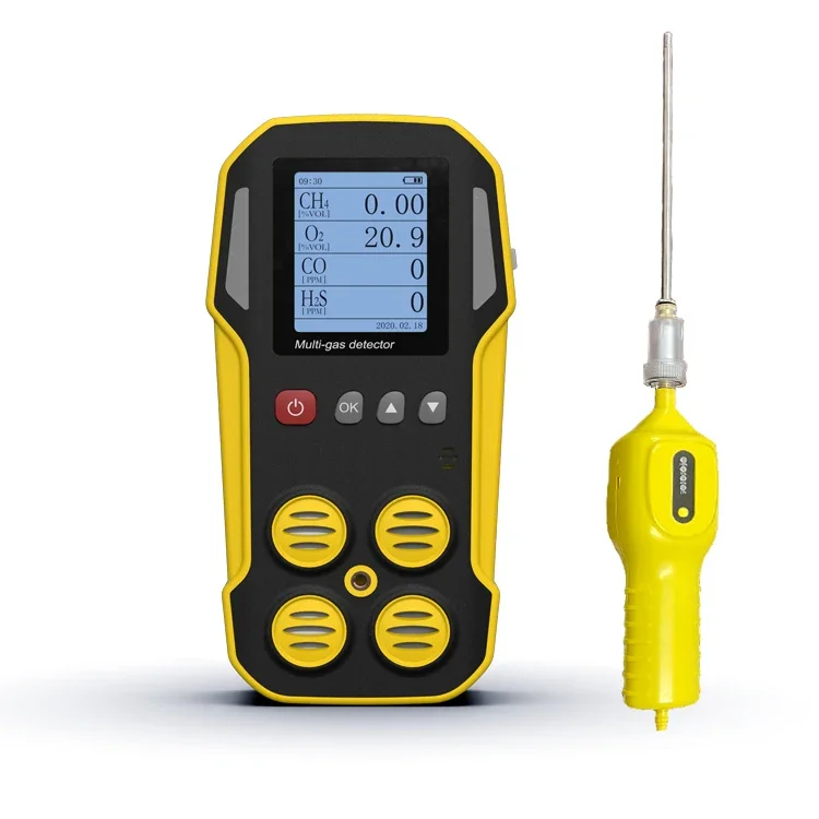 Automobile Portable exhaust 5 in 1 sensor Gas analyzers sound light ...