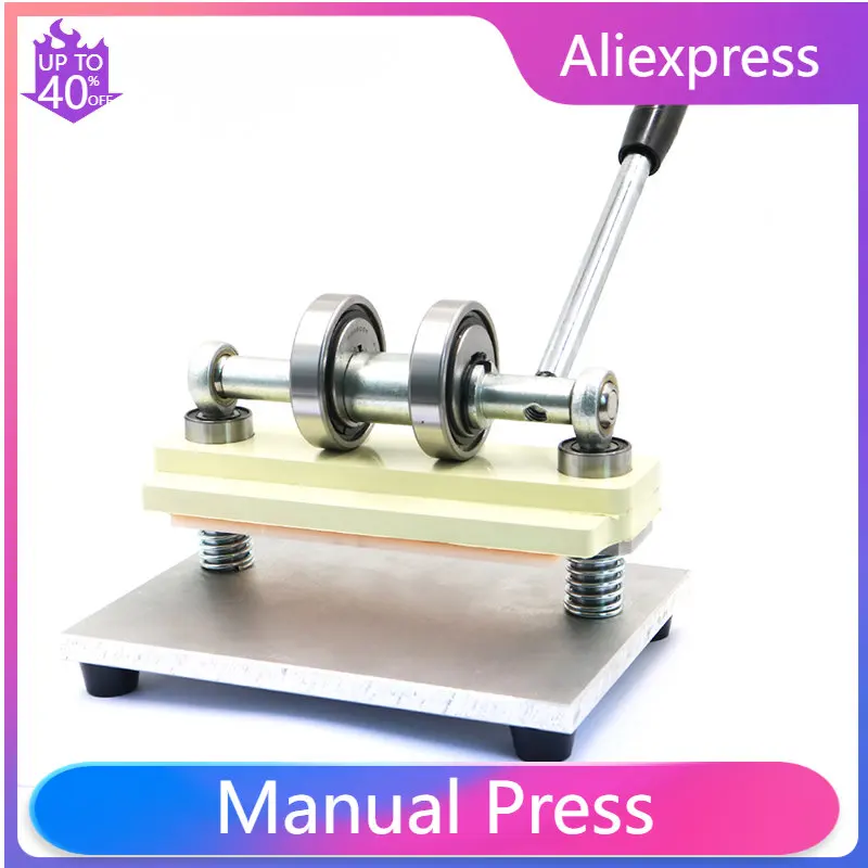 Leather-Press-Manual-Die-Cutting-Machine-Hand-Press-Cutter-Tool-Feeding ...