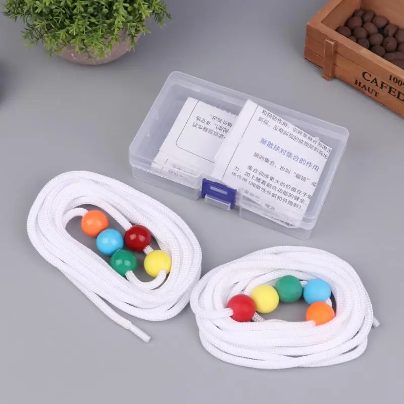 1Pcs Sports Eye Sight Train Five Beads Vision Convergence Insufficiency ...