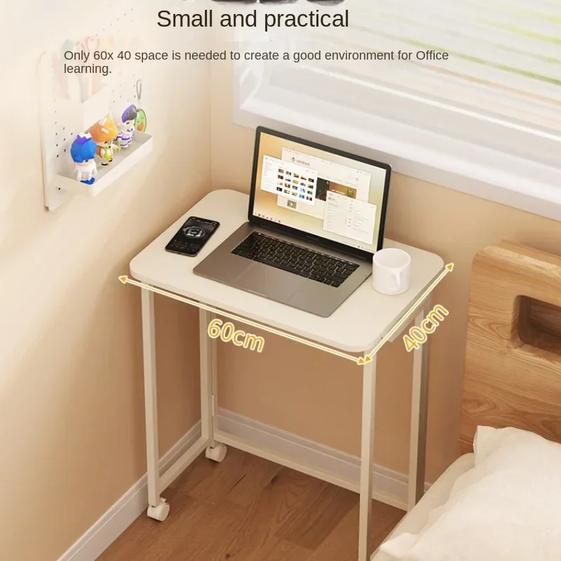 Folding desk for study family bedroom bedside small table simple foldable study desk movable computer desk AliExpress