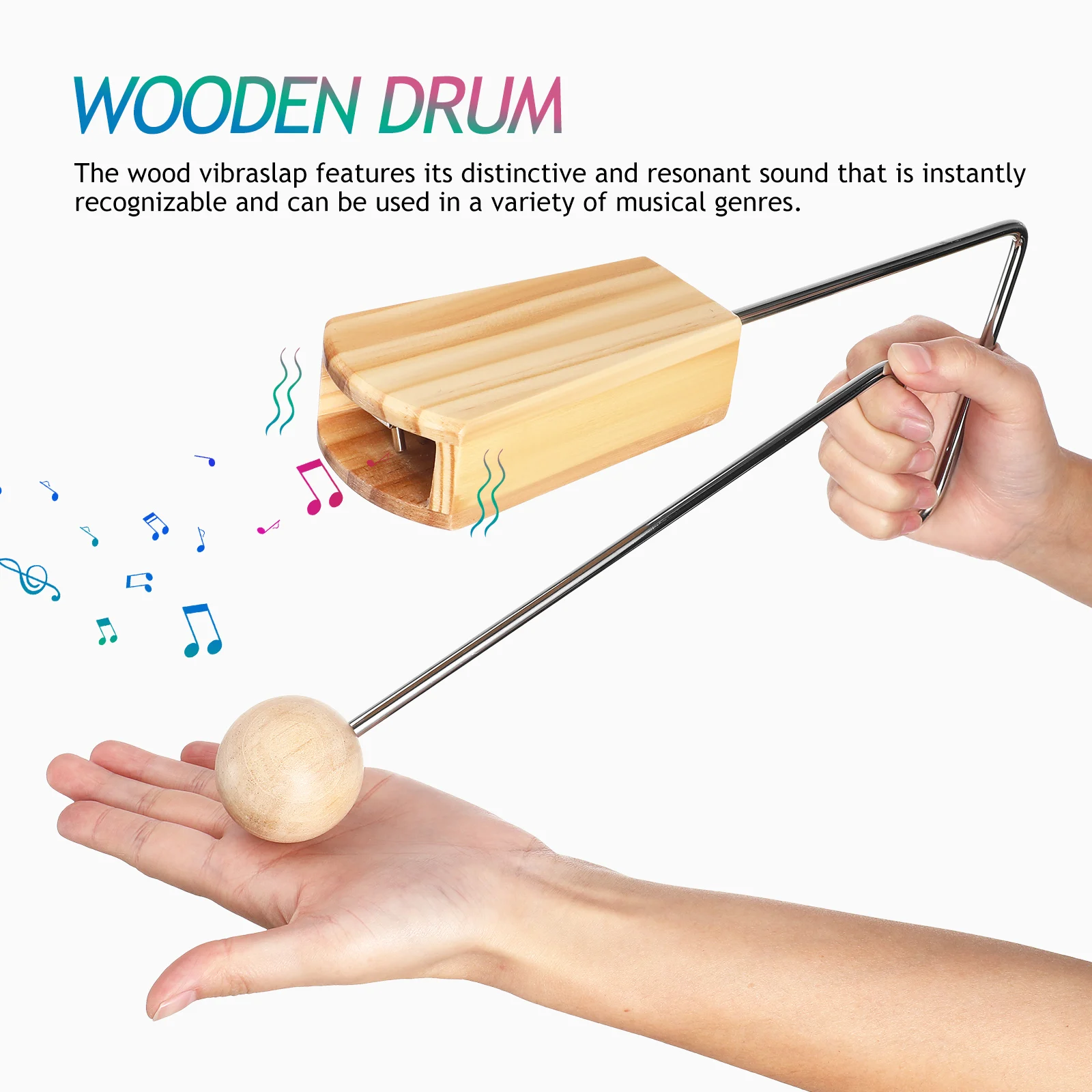 Vibraslap Percussion Musical Instrument For Children Educational Toys ...
