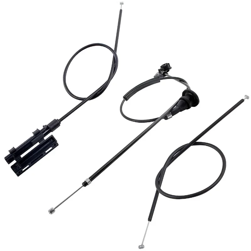 Engine Hood Release Cable Wire KIT(3PCS) For BMW X5 E53 3.0d 3.0i 4.4i ...