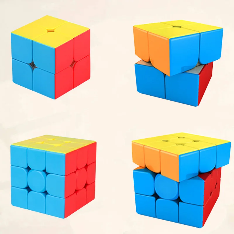 Magic-Cubes-Stickerless-2x2-3x3-Professional-Speed-Cube-Puzzles-3x3x3 ...